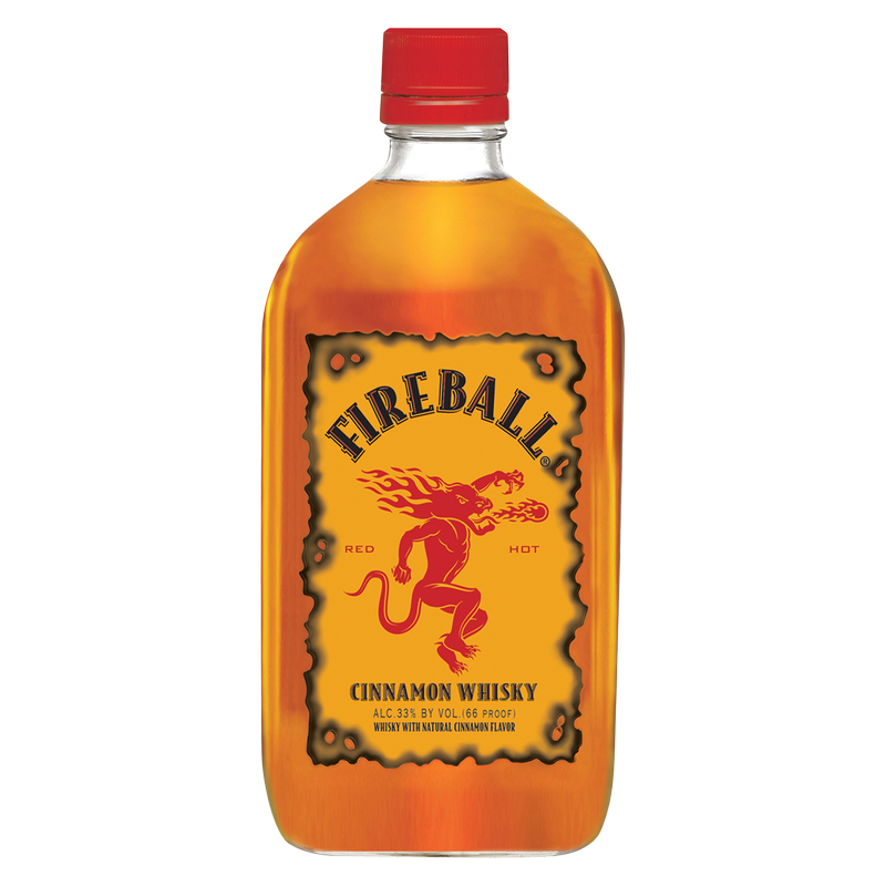 Fireball Hot Cinnamon Blended Whisky 375ml (66 Proof) - Fireball – BevMo!