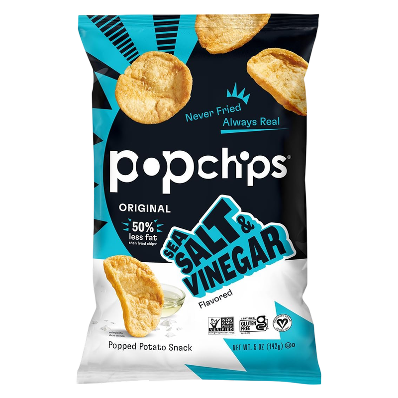 Popchips Sea Salt & Vinegar 5oz - Popchips – BevMo!