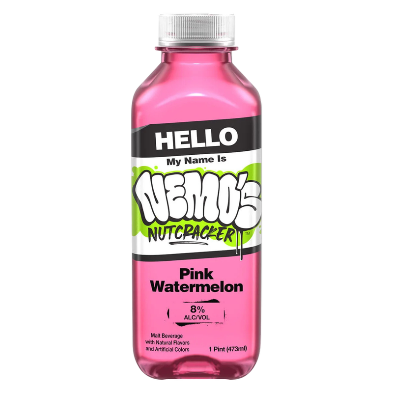 Nemo's Nutcracker Pink Watermelon 16oz Bottle 8% ABV - Nemo's – BevMo!