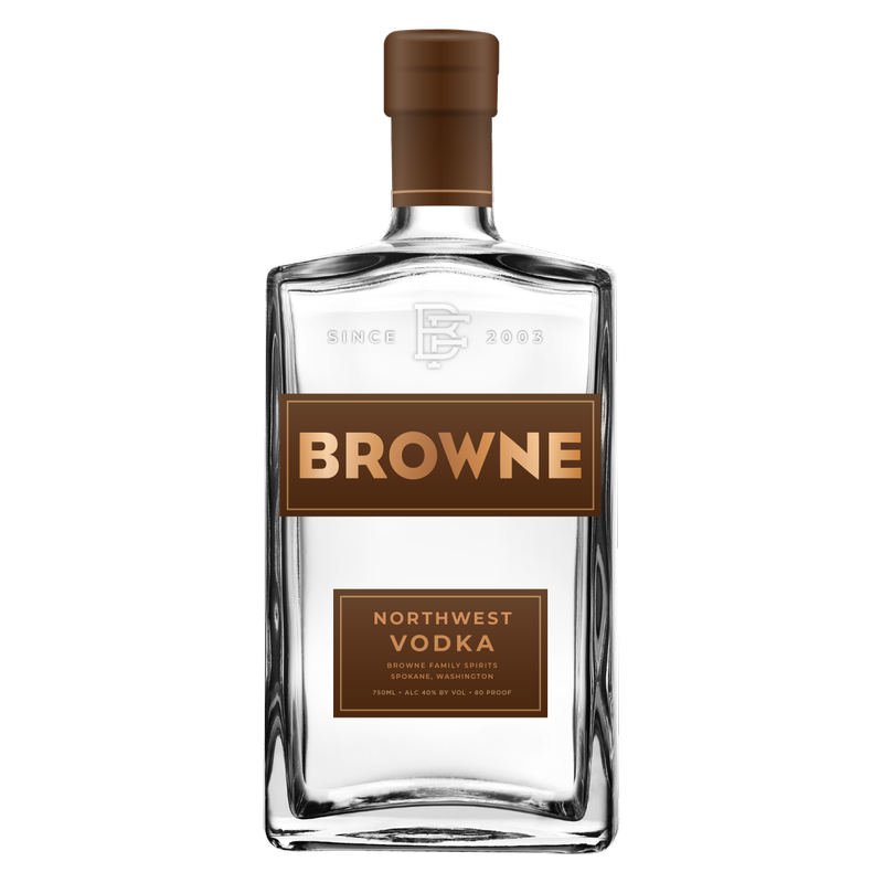 Browne Family Northwest Vodka 750ml (80 proof) - Browne Family Spirits – BevMo!