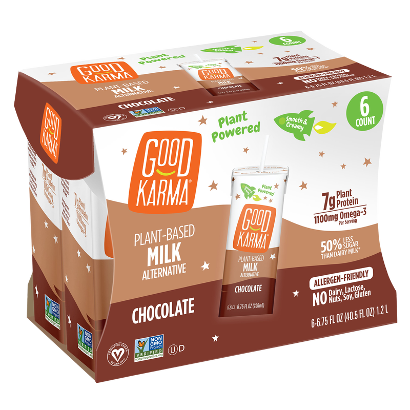 Good Karma Chocolate Flaxmilk + Protein 6.75oz 6pk - BevMo! – BevMo!