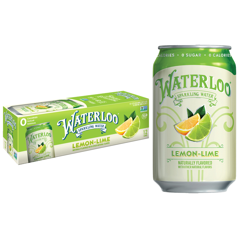 Waterloo Sparkling Lemon-Lime Water 12pk 12oz Can - Waterloo – BevMo!