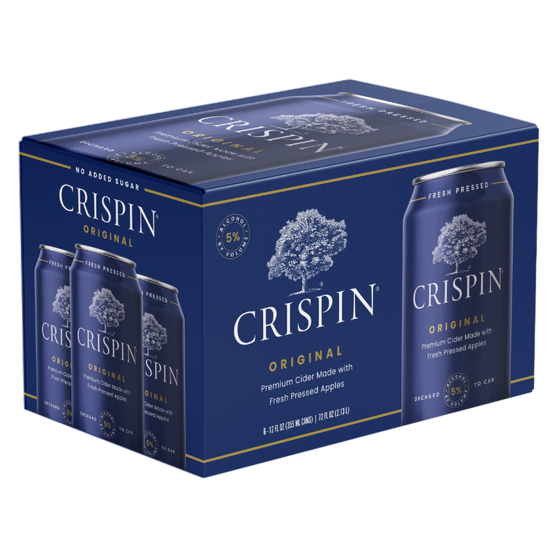 Crispin Original Cider 6pk 12oz Can 5% ABV - BevMo! – BevMo!
