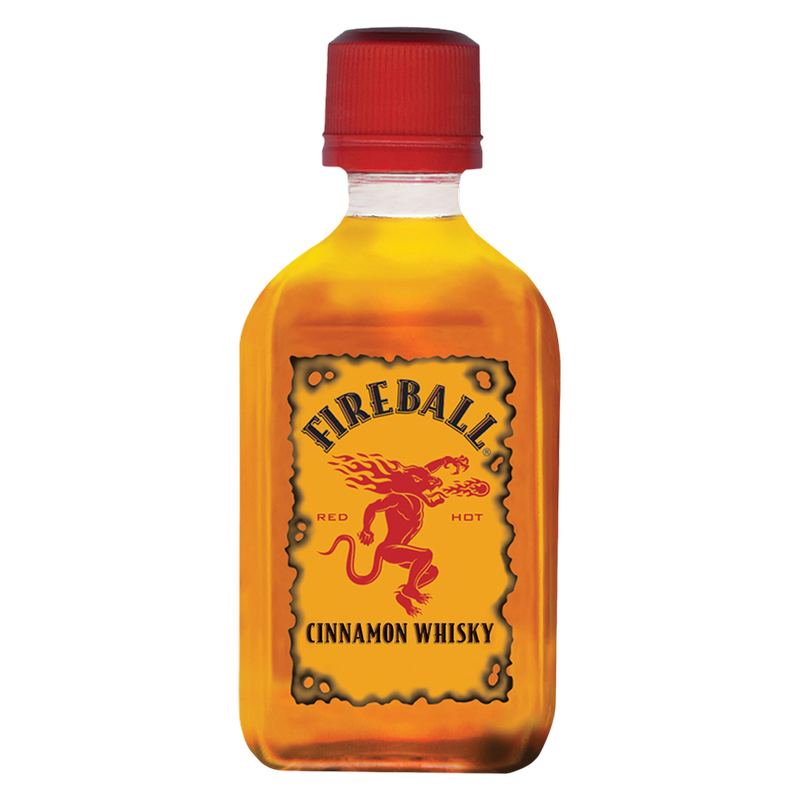 Fireball Hot Cinnamon Blended Whisky 50ml (66 Proof) - Fireball – BevMo!