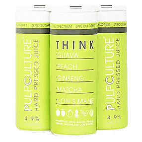 Pulp Culture Hard Pressed Juice THINK 4pk 12oz Can - Pulp Culture – BevMo!