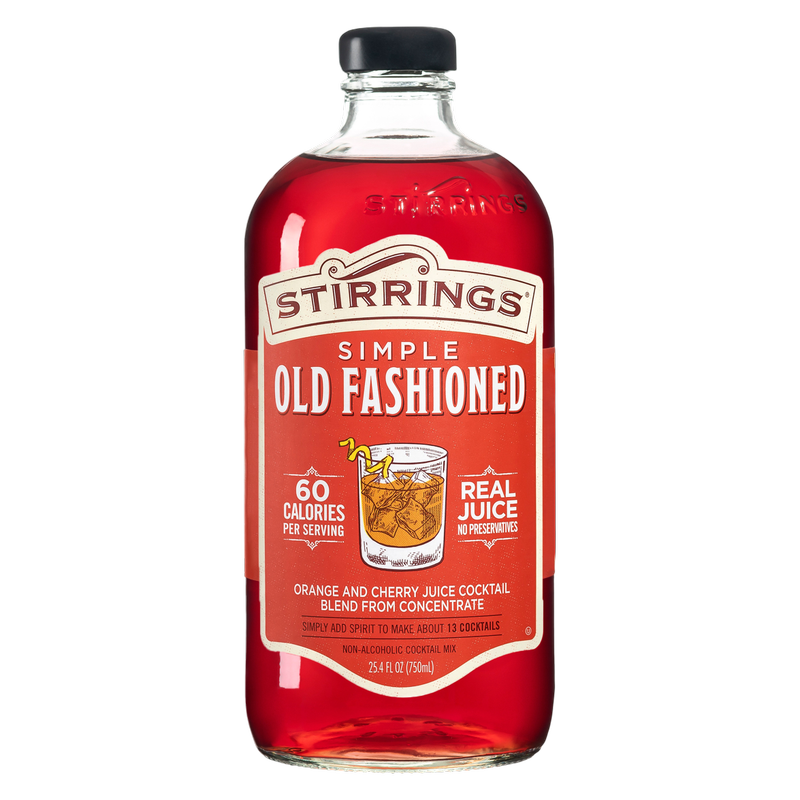 Stirrings Simple Old Fashioned Mixer 750ml - Stirrings – BevMo!