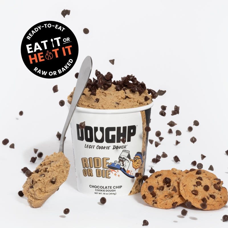 Doughp Ride or Die Chocolate Chip Edible Cookie Dough 16oz - Doughp ...