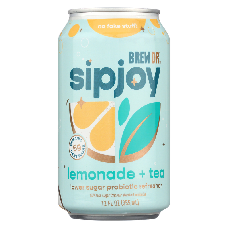 Brew Dr. Sipjoy Lemonade & Tea 12oz Can - Brew Dr. Sipjoy – BevMo!