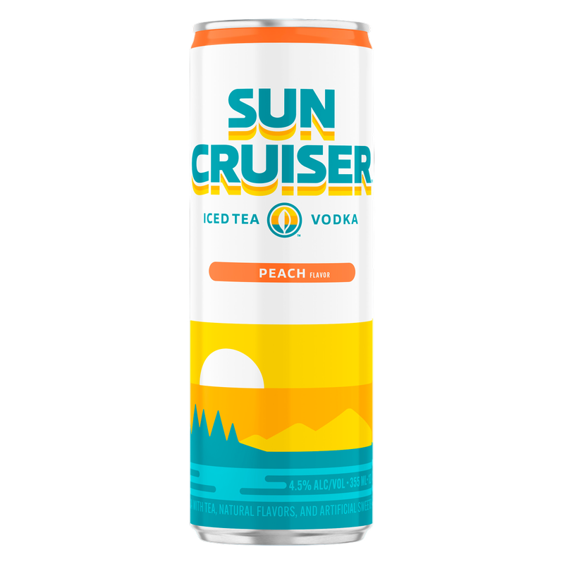 Sun Cruiser Peach Tea 12oz Can 4.5% ABV - Sun Cruiser – BevMo!