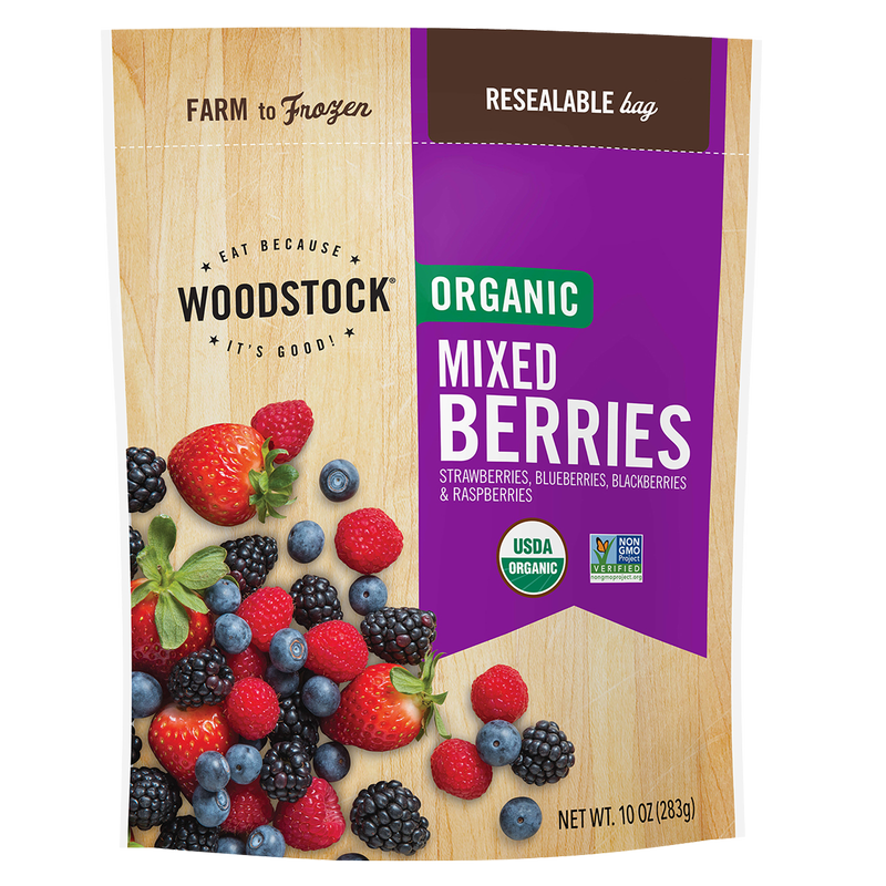 Woodstock Frozen Organic Mixed Berries 10oz - Woodstock – BevMo!