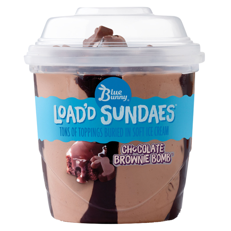 Blue Bunny Brownie Bomb Load'd Sundae 8.5oz - Blue Bunny – BevMo!