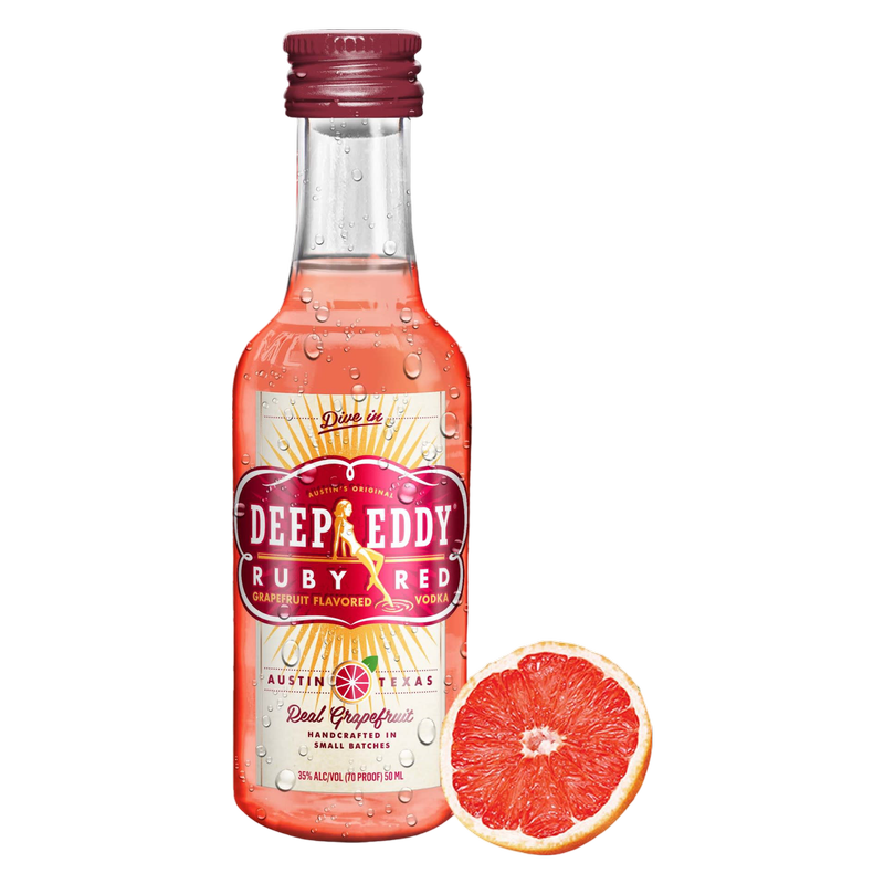 Deep Eddy Ruby Red Vodka 50ml - Deep Eddy – BevMo!