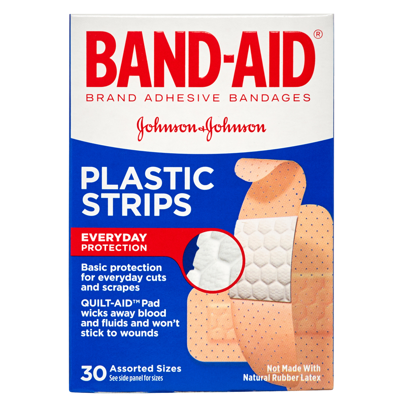Band-Aid Plastic Strips 30ct - Band-Aid – BevMo!