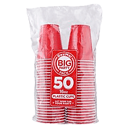 BevMo! Plastic Red Cups 50ct 18oz - BevMo!