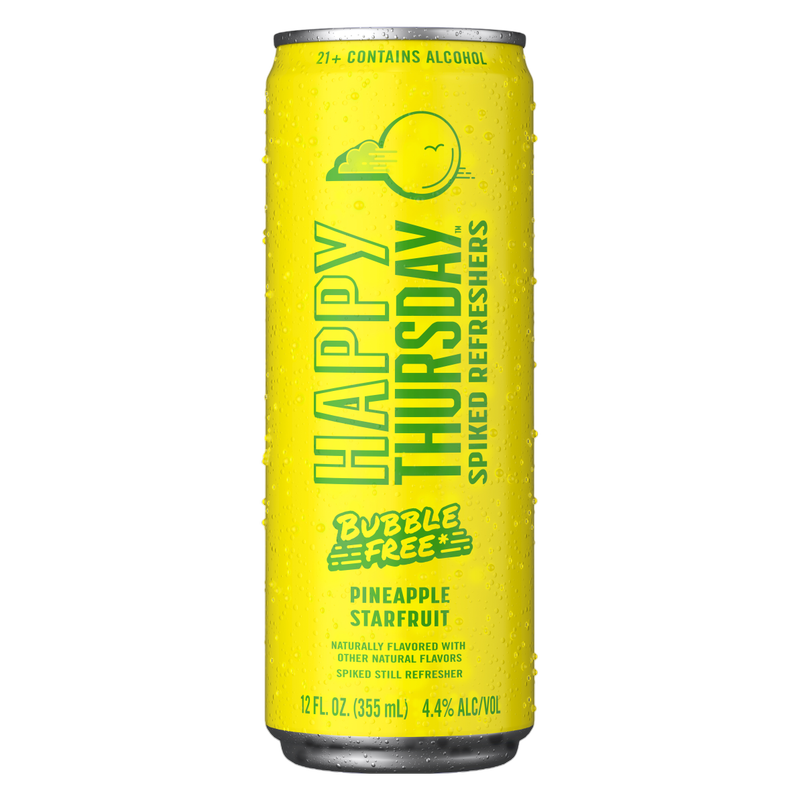 Happy Thursday Pineapple Starfruit 12oz Can 4.4% ABV - Happy Thursday ...