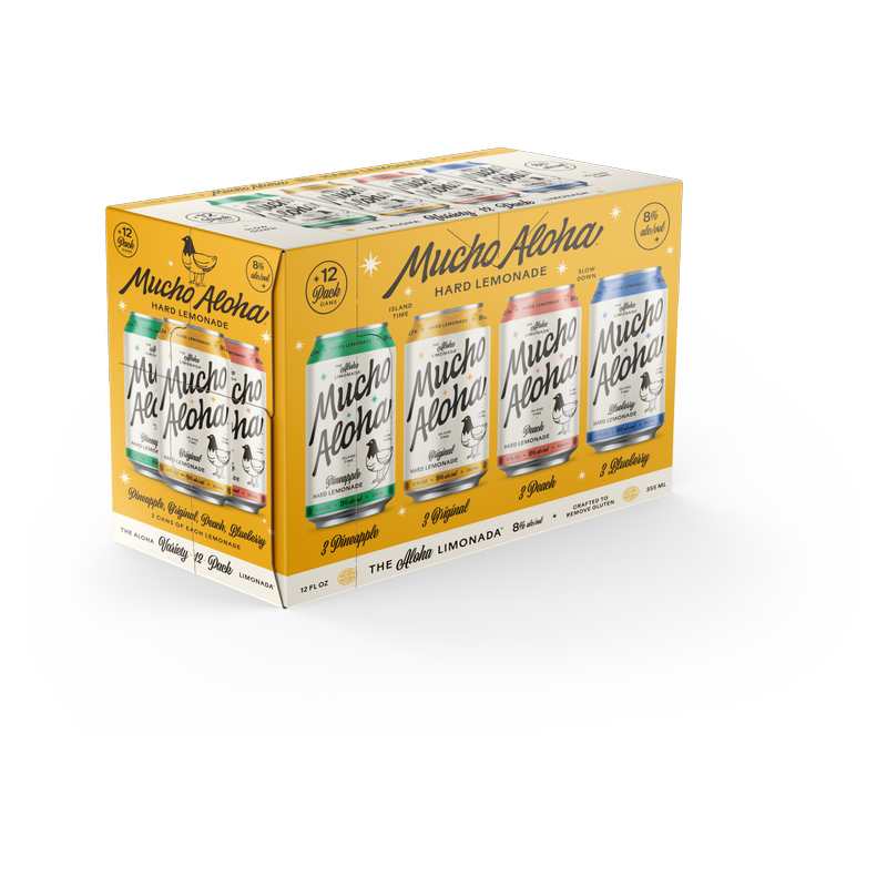 Mucho Aloha Hard Lemonade 12pk 12oz - Mucho Aloha – BevMo!