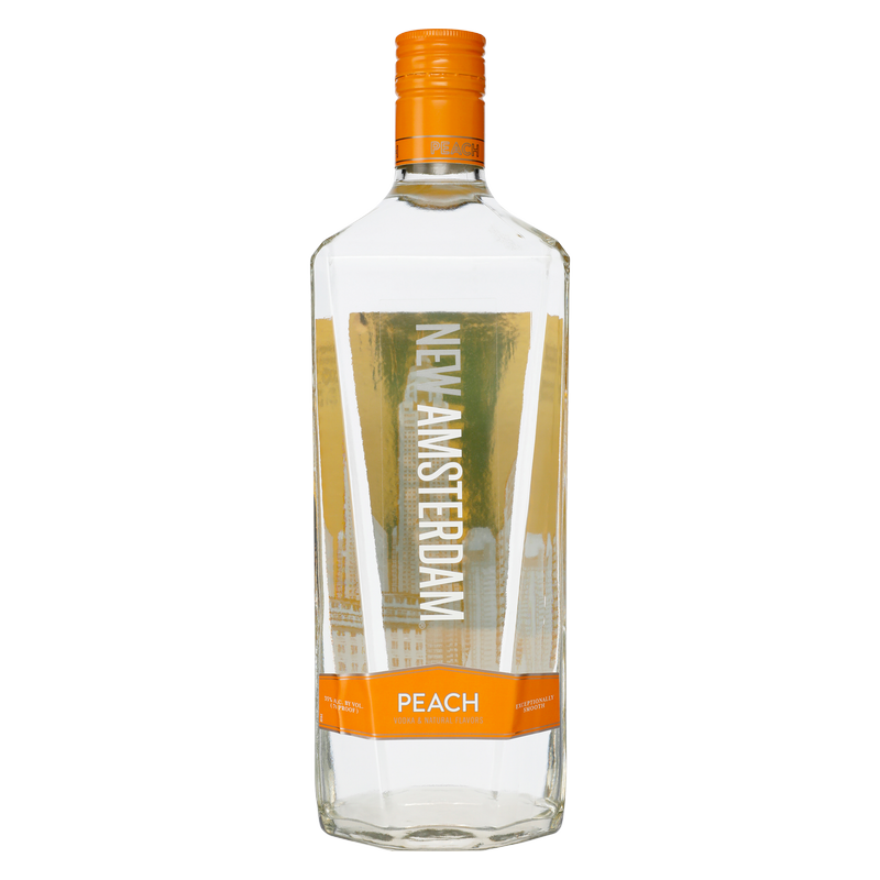New Amsterdam Peach Vodka 1.75L (Proof) - New Amsterdam – BevMo!