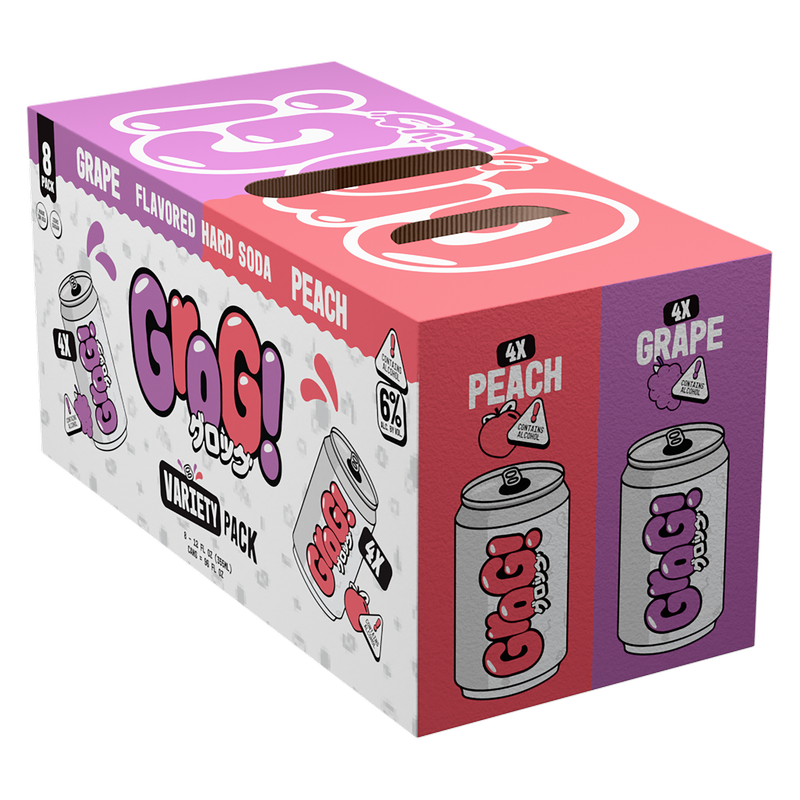 Grog Variety Pack 8pk 355ml Can 6% ABV - Grog – BevMo!