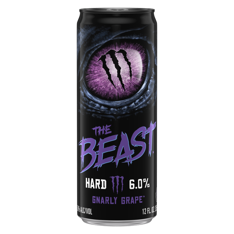 The Beast Gnarly Grape 12oz Can 6% ABV - The Beast Unleashed – BevMo!