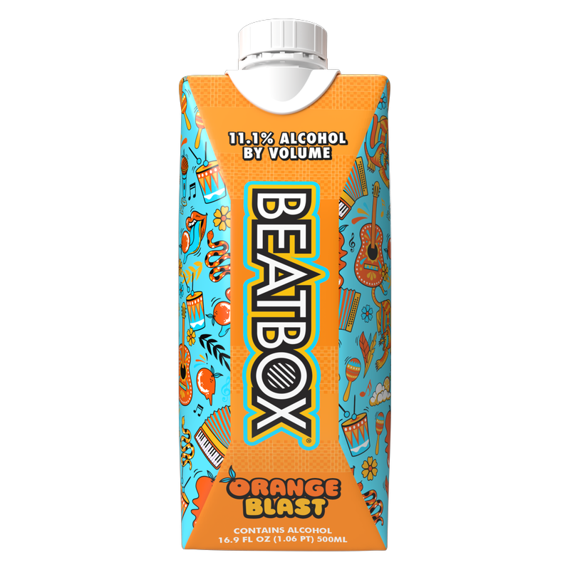 Beatbox Orange Blast 500ml 11.1% ABV Wine-Base - BeatBox – BevMo!