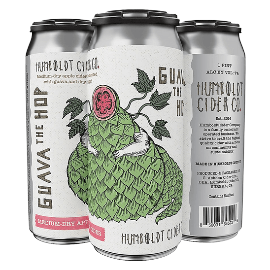 Humboldt Cider Co. Guava The Hop 4pk 16oz Can - Humboldt Brewing Co ...