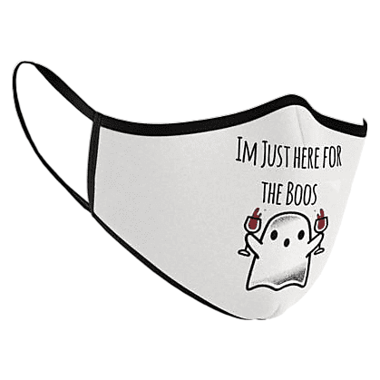 Just Here For The Boos Face Mask - Shark Skinzz – BevMo!