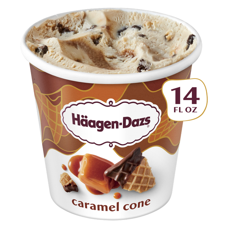 Haagen-Dazs Caramel Cone Ice Cream, 14oz. - Haagen-Dazs – BevMo!