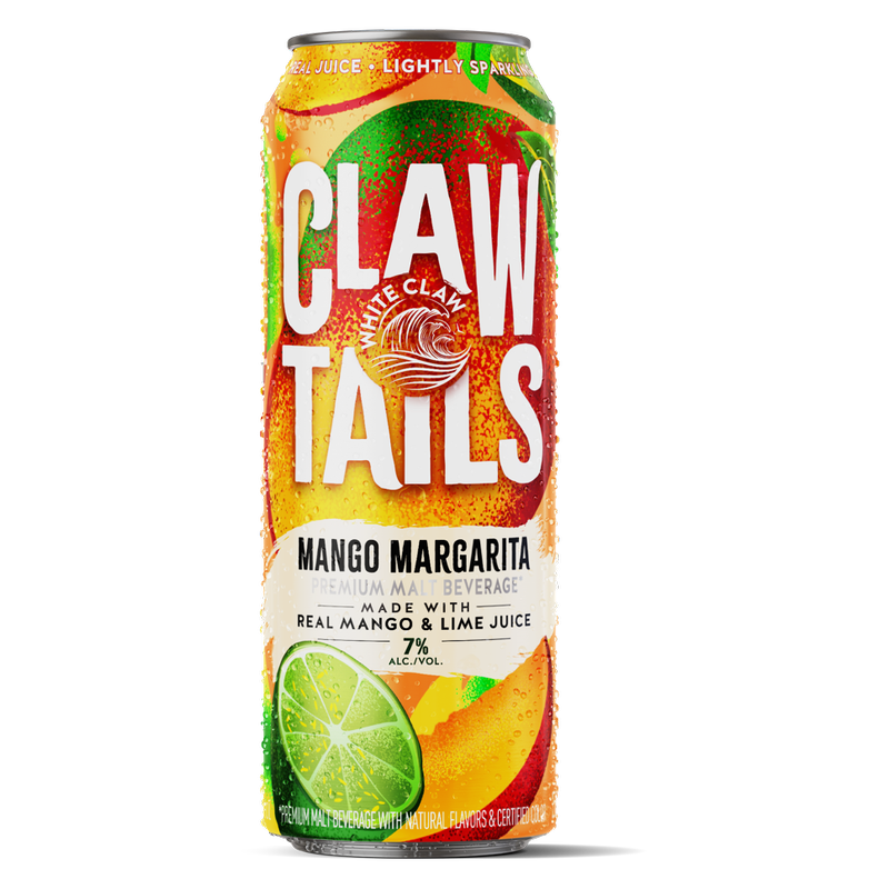 White Claw Clawtails Mango Margarita 19.2oz Can 7% ABV - White Claw ...
