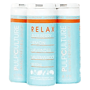 Pulp Culture Hard Pressed Juice RELAX 4pk 12oz Can - Pulp Culture – BevMo!