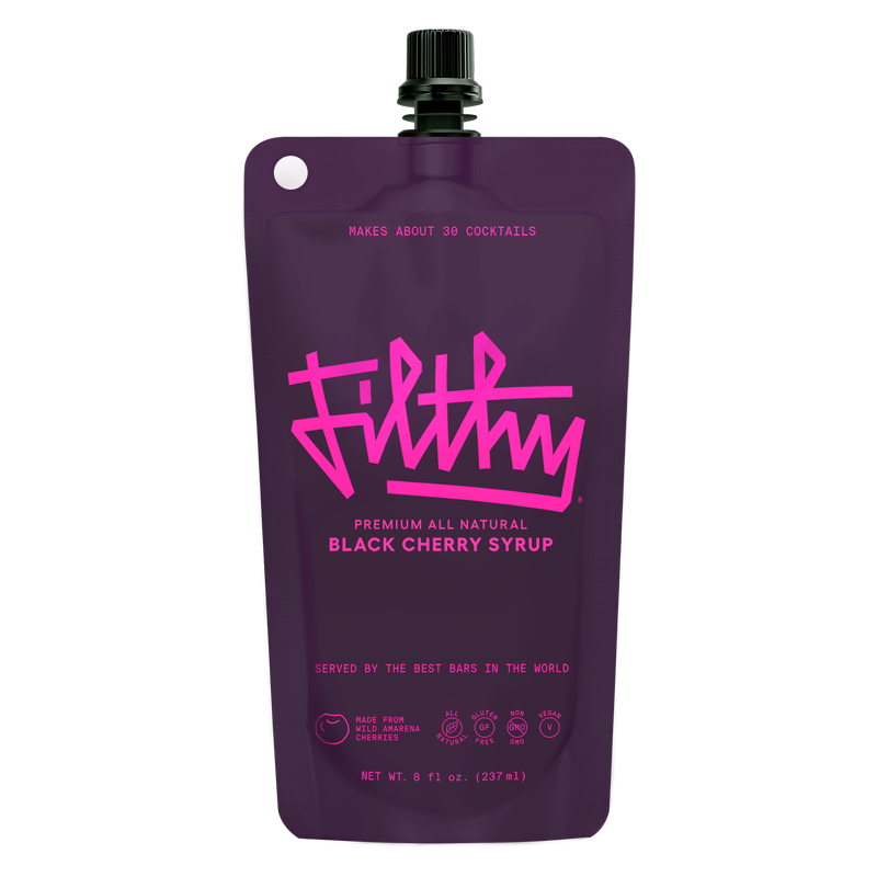 Filthy Black Cherry Syrup 8oz Pouch - Filthy – BevMo!