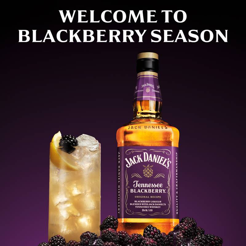 Jack Daniel's Tennessee Blackberry Whiskey 750ml - Jack Daniel's – BevMo!