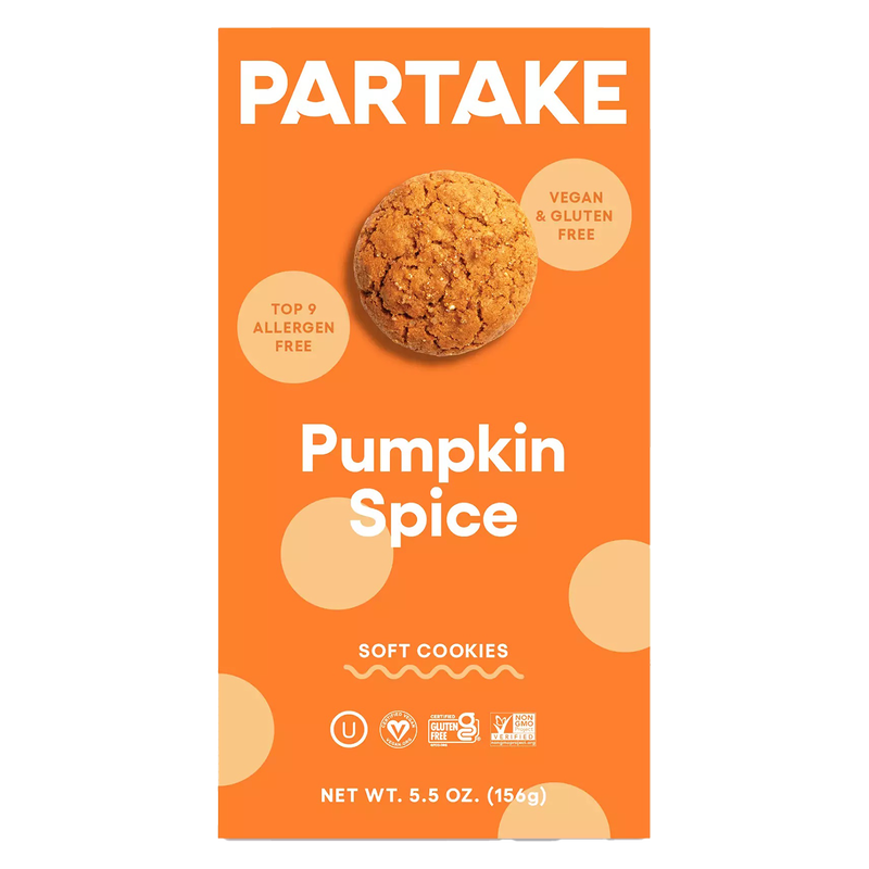 Partake Pumpkin Spice Soft Baked Cookies 5.5oz - BevMo! – BevMo!