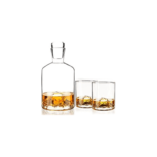 True Viski Mountain Decanter Set - TRUE – BevMo!