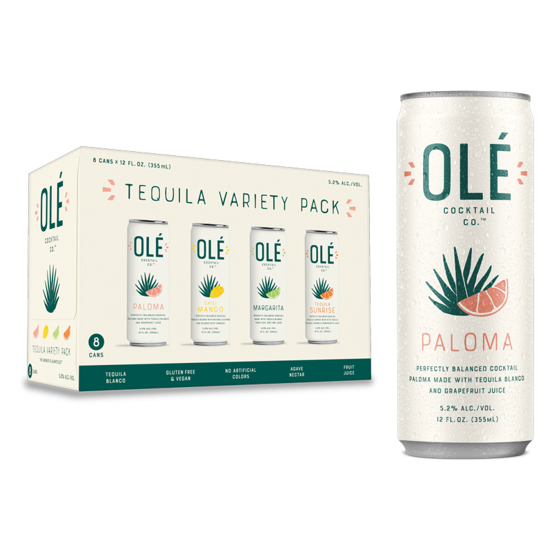 Ole Tequila Variety Pack 8pk 5.2% ABV - Ole Cocktail Co. – BevMo!