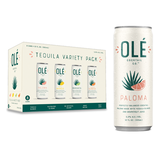 Ole Tequila Variety Pack 8pk 5.2% ABV - Ole Cocktail Co. – BevMo!