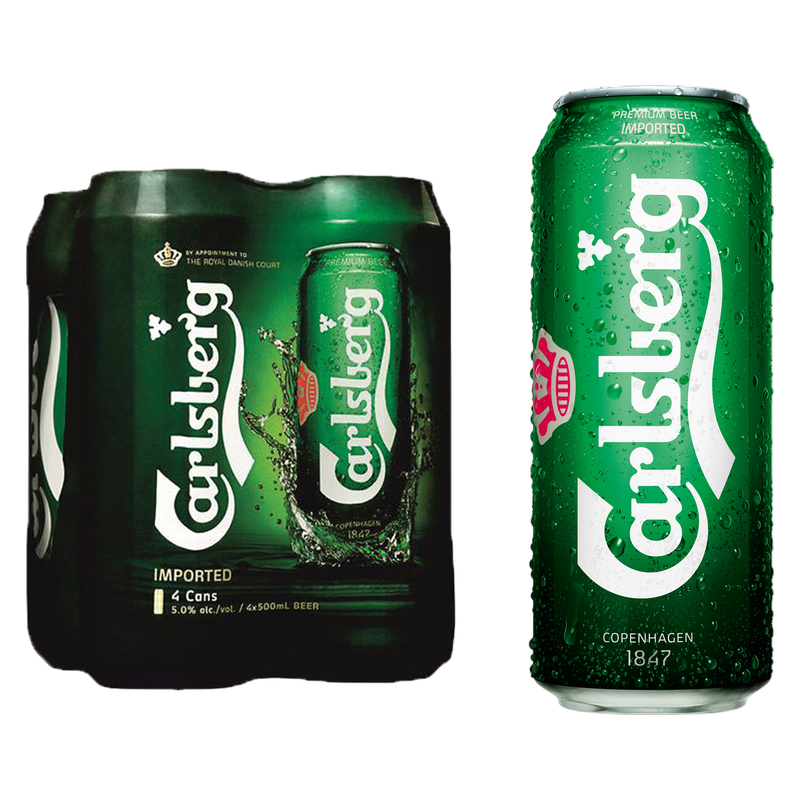 Carlsberg 4 Pack 16 oz Cans - Carlsberg – BevMo!
