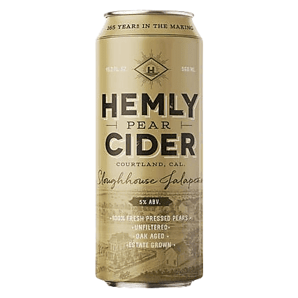 Hemly Cider Sloughhouse Jalapeno Single 19.2oz Can - Hemly Cider – BevMo!