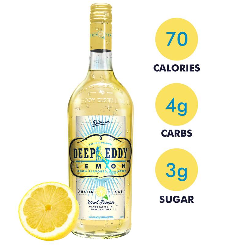 Deep Eddy Lemon Flavored Vodka 1.75L - Deep Eddy – BevMo!