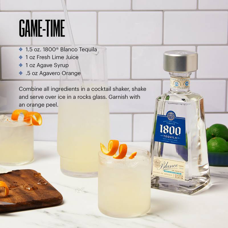 1800 Tequila Blanco 50ml 80 Proof 1800 BevMo 1800-tequila-blanco-50ml-80-proof-1800-bevmo