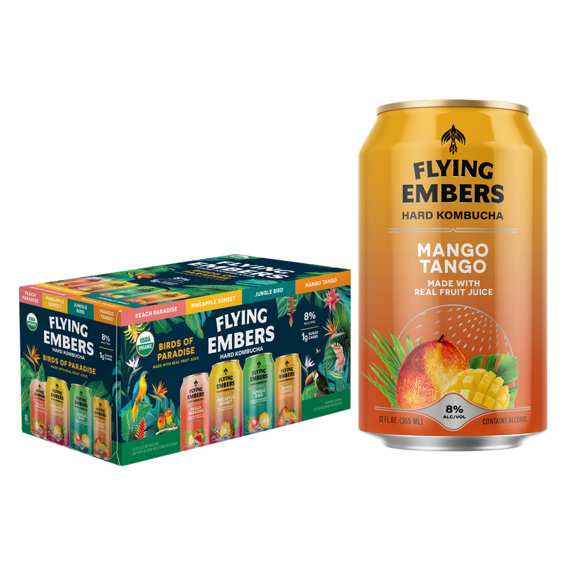 Flying Embers Birds of Paradise Variety 8pk 12oz Can 8% ABV - Flying ...