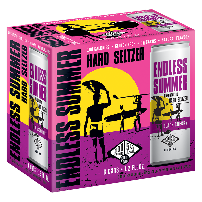 Endless Summer Hard Seltzer Black Cherry 6pk 12oz Can - BevMo! – BevMo!