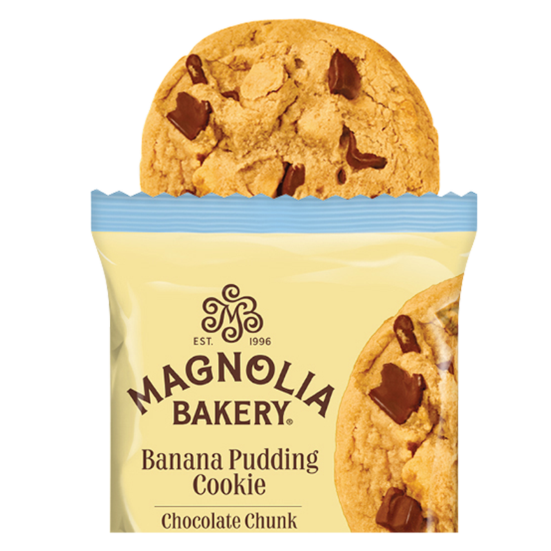 Magnolia Bakery Banana Pudding Cookies - Chocolate Chunk 4ct 8oz Carton ...