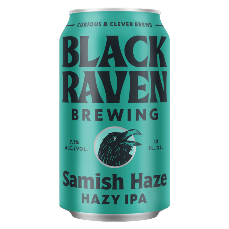 Black Raven Brewing Co. Samish Haze Hazy IPA (6PKC 12 OZ) - Black Raven ...