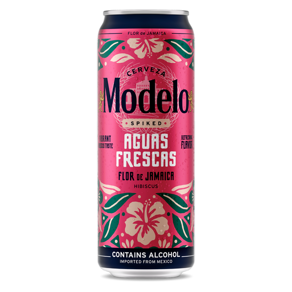 Modelo Spiked Aguas Frescas Flor de Jamaica 12oz Can 4.5% ABV - Modelo ...