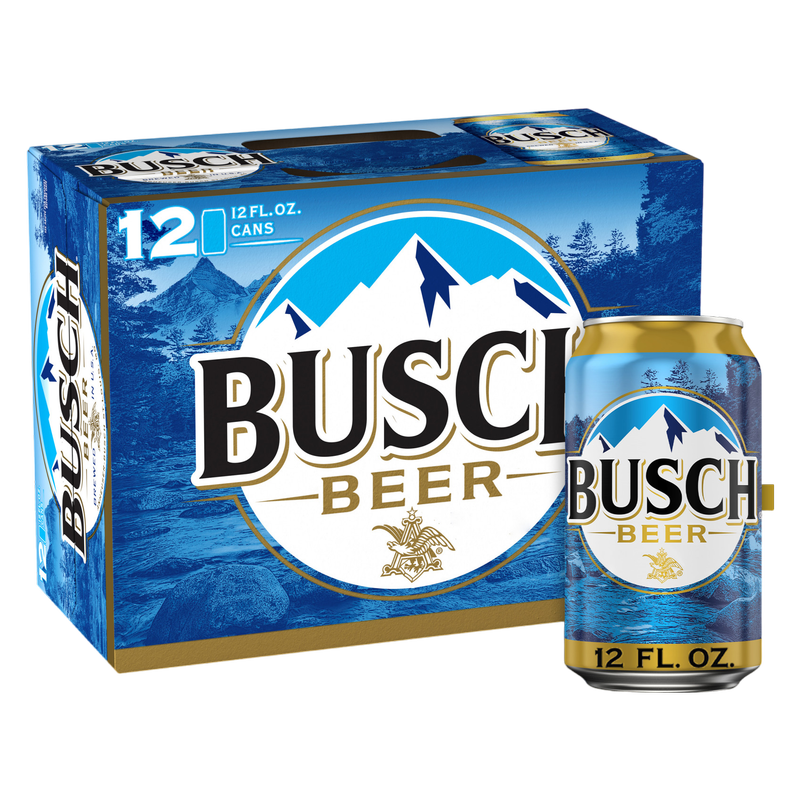 Busch 12pk 12oz Can 4.6% ABV - Busch – BevMo!
