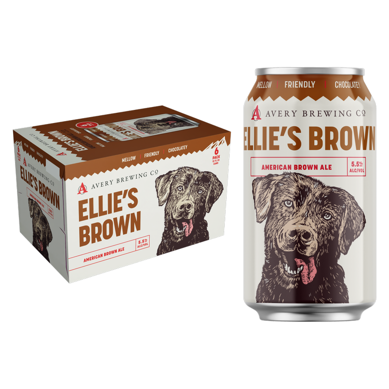 Avery Ellie's Brown Ale 6pk 12oz Can - Avery Brewing – BevMo!