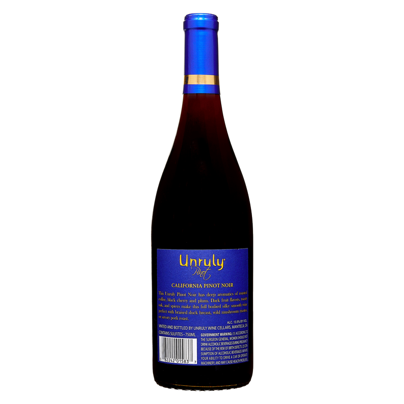 Unruly Pinot Noir 750ml - Unruly – BevMo!