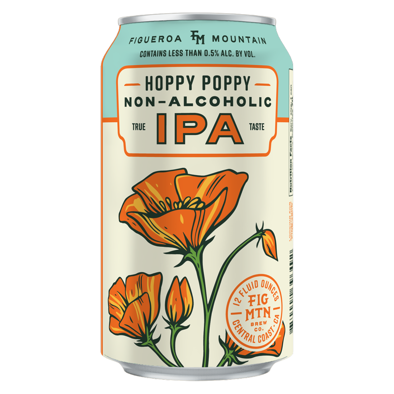 Hoppy Poppy NA IPA 6pkc - Figueroa Mountain – BevMo!