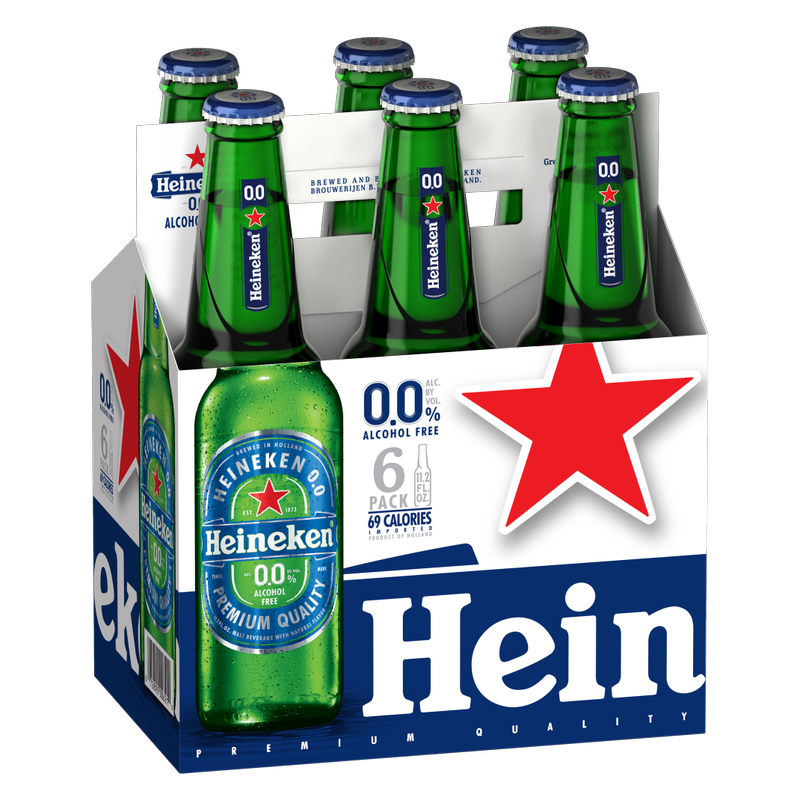Heineken 0.0 6pk 12oz Btl 0.0% ABV - Heineken – BevMo!