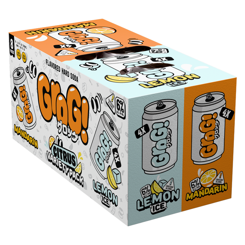 Grog Citrus Variety Pack 8pk 12oz Can - Grog – BevMo!